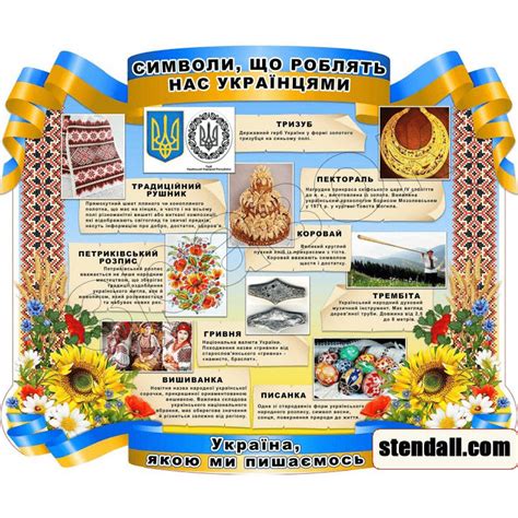 Стенд “Символи що роблять нас українцями” СМ 0110 • Купити