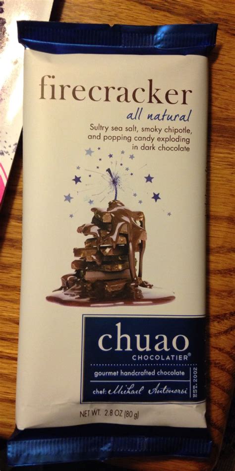 My Favorite Chocolate Bar Firecracker Chocolatier Smoky Chipotle Chocolate