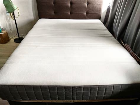 IKEA Queen Hovag Pocket Spring Mattress, Furniture & Home Living ...