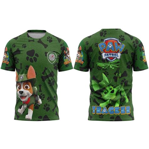 Camiseta Camisa Patrulha Canina Tracker INFANTIL Shopee Brasil