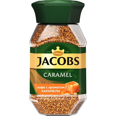 Кофе растворимый Jacobs Caramel, с ароматом карамели 95 г купить в ...
