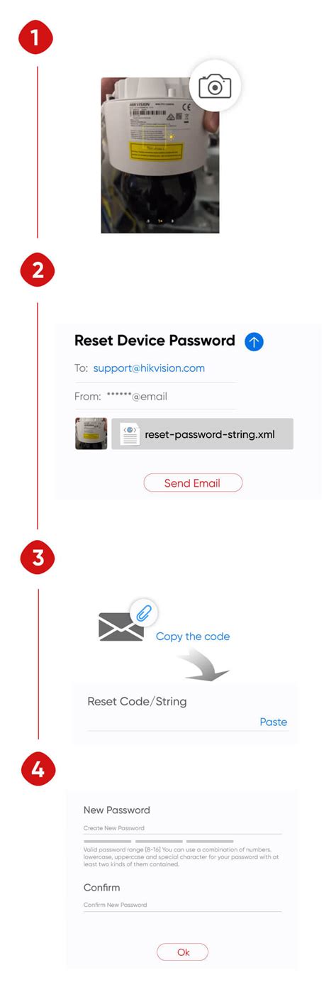 How to reset password Często zadawane pytania Hikvision Polska