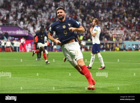 Al Khor Qatar 10th Dec 2022 Olivier Giroud Of France Celebrates