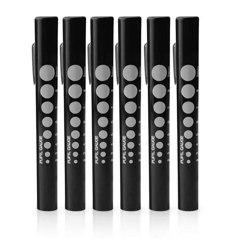 Disposable Penlights With Pupil Gauge 6 Pack Ems Xtrm