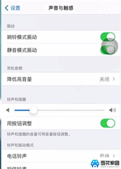 闹钟声音怎么调节 iPhone手机闹钟音量设置方法 雪花家园