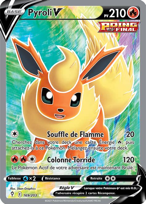 Pyroli V Épée et Bouclier Évolution Céleste Poképédia