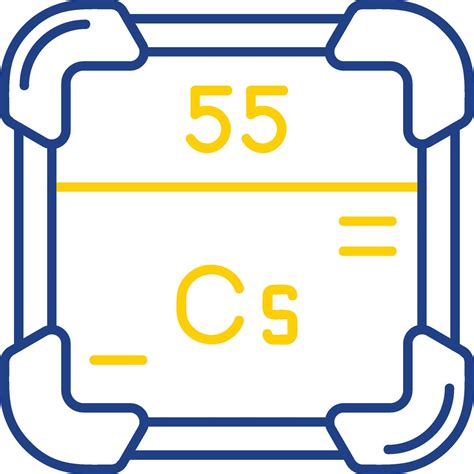 Cesium Line Two Color Icon Vector Art At Vecteezy
