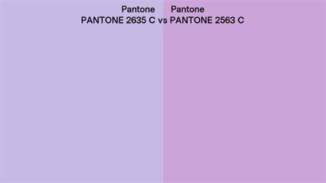 Pantone 2635 C Vs PANTONE 2563 C Side By Side Comparison