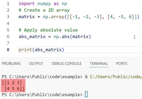 Numpys Npabs Function In Python
