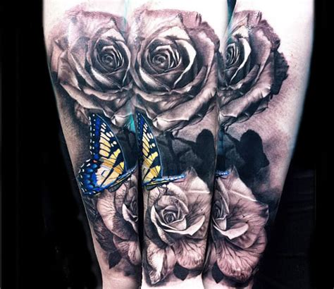 Flowers Tattoo By Steve Butcher Post 13005