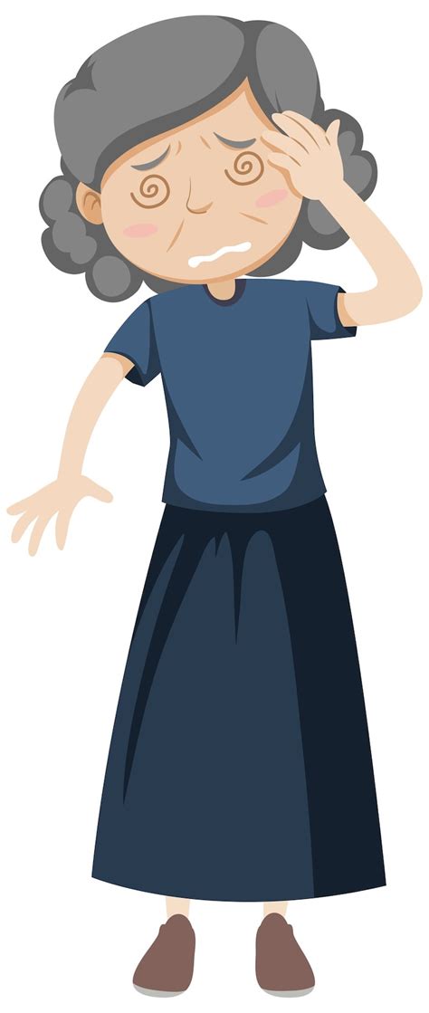 Mean Old Lady Clipart Old Lady Is Angry And Holding Pichkari In Hand