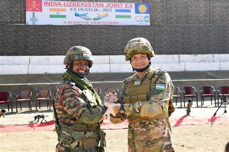 In The Ongoing Joint Exercise Indian Armys Pine Division Organised A