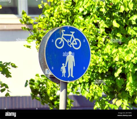 Cycle Path Sign Shared Route For Pedal Cycles And Pedestrians Only Sign Cycle Path Sign Shared Route For Pedal Cycles And Pedestrians Only Sign