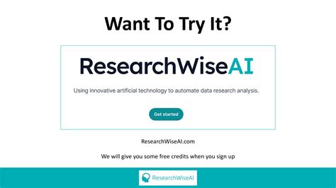 Researchwiseai An Artificial Intelligence Driven Research Data