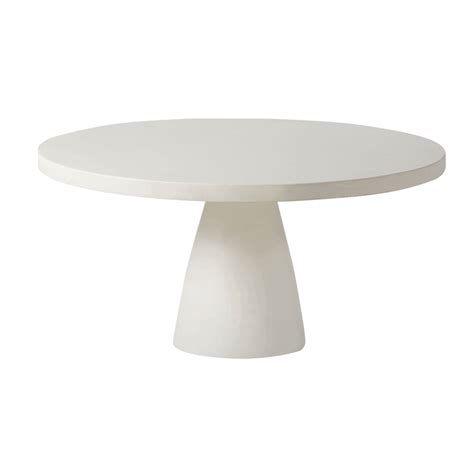 Zen Coffee Table Round White La Maison