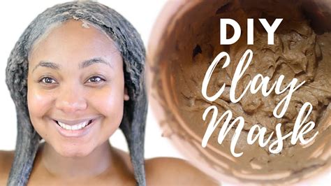 How To Diy Moisturizing Clay Mask For Dry Hair Natural Hair Youtube