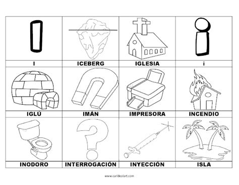 Las Mejores 172 Dibujos Para Colorear Que Inicien Con La Letra I Porn
