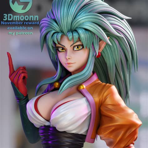 👾 Ryoko Hakubi Tenchi Muyo・ 3d File For 3d Printing・cults