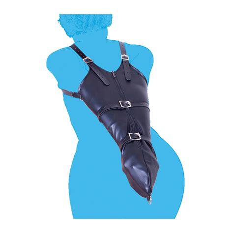 Amsana Adult Toys Pu Leather Zipper Single Glove Armbinder