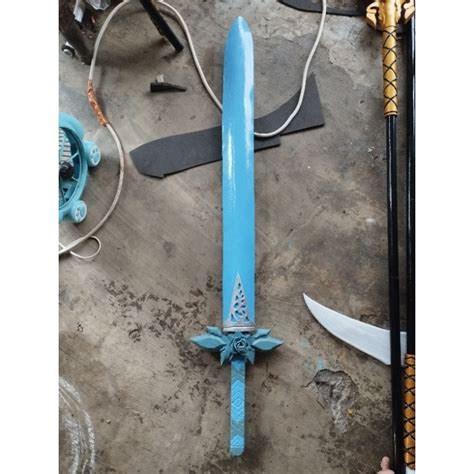 Jual Eugeo Blue Rose Sword Weapon Asuna Cosplay Sword Art Online Shopee Indonesia