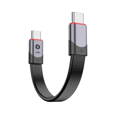 Tizuqe Pocket Size Usb4 Data Cable 15cm Length Soft Fpc Flexibility