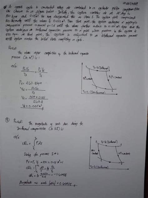 SOLUTION Thermodynamics Sample Problems With Solution 2 Studypool
