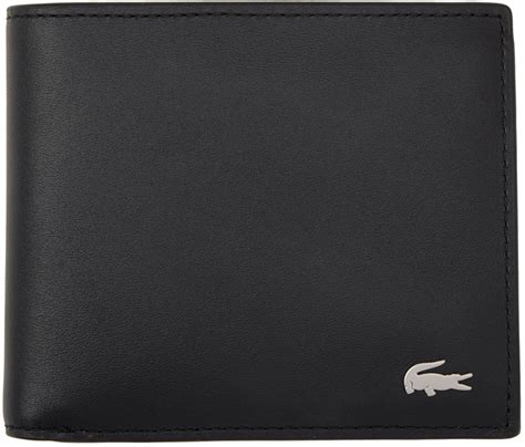 Lacoste Black Fitzgerald Wallet And Card Holder Set Lacoste