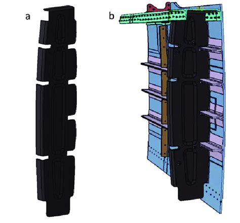 A Rib Product B Cross Section Of Front Spar Rib And Lower Panel