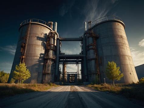 Abandoned Nuclear Reactors 2 Premium Ai Generated Image