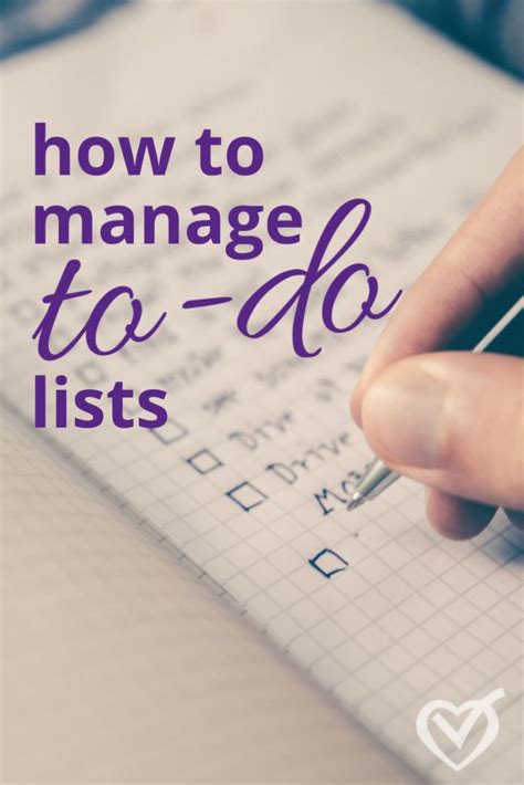 How To Manage A To Do List To Do List Organizing Time Management Homebabe Planner