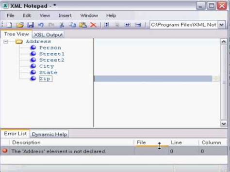 Create An Xml File With Xml Notepad Youtube