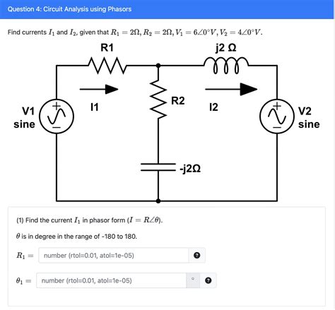 Solved Question 4 Circuit Analysis Using Phasorsfind