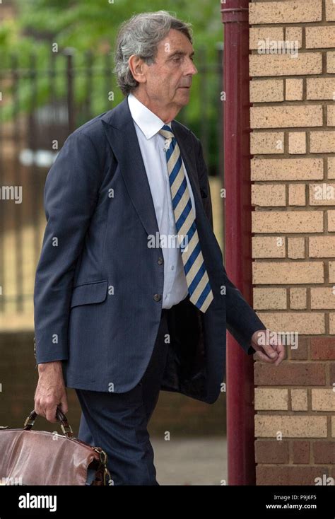 Coroner Peter Rook Qc Arrives At Woking Coroners Court Hi Res Stock