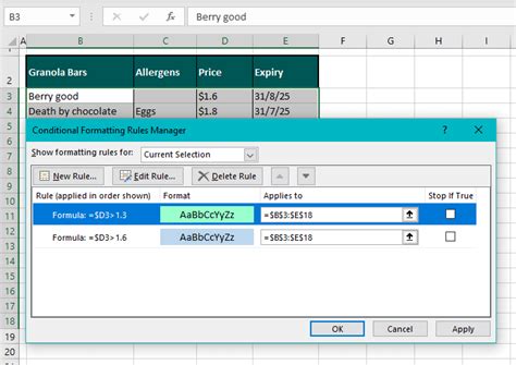 Highlight Entire Row In Excel With Conditional Formatting