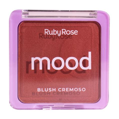 Blush Cremoso Ruby Rose Mood 4 Florency Cosméticos