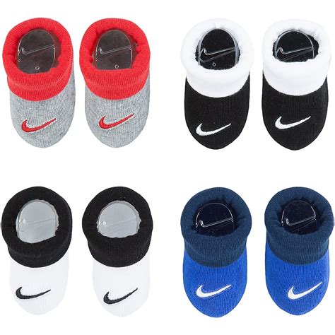 Nike Youth Logo Bootie Socks 4 Pack Free Shipping At Academy