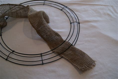 Burlap Wreath Tutorial Canary Street Crafts