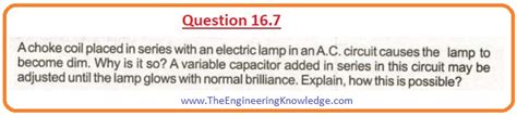 2nd Year Physics Chapter 16 Exercise Solved Questions The Engineering