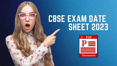 Cbse Date Sheet 2023 Class 10th 12th Datesheet Pdf For Board Exam 2023