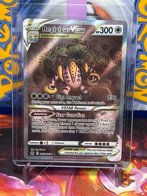 Mavin Pokemon TCG Regigigas VSTAR Full Art GG55 GG70 Crown Zenith Mint