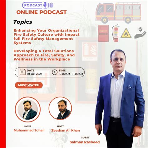 Muhammad Sohail Shar On Linkedin Firesafetyawareness Podcast Oilgas