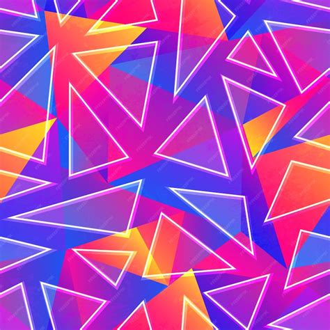 Premium Vector Abstract Triangle Seamless Pattern