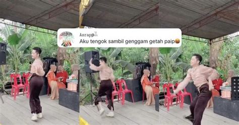 Berubat Kampung Pun Tak Jalan Ni Tular Video Lelaki Menari Dangdut