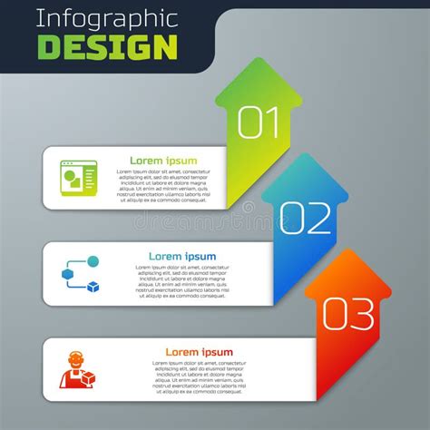 Set 3d Printer Software Isometric Cube And Graphic Designer Business Infographic Template