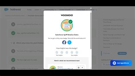 🚀 salesforce spiff relative dates salesforce trailhead 2025 youtube