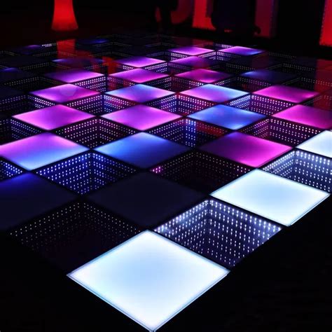 Stage Lighting Tempered Glass Disco Dance Floor Tile Light Up Dance