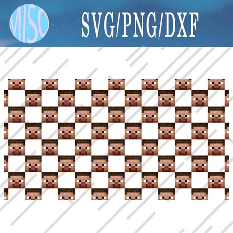 Minecraft Pattern Svg Minecraft Wrap Svg Png Dxf Inspire Uplift