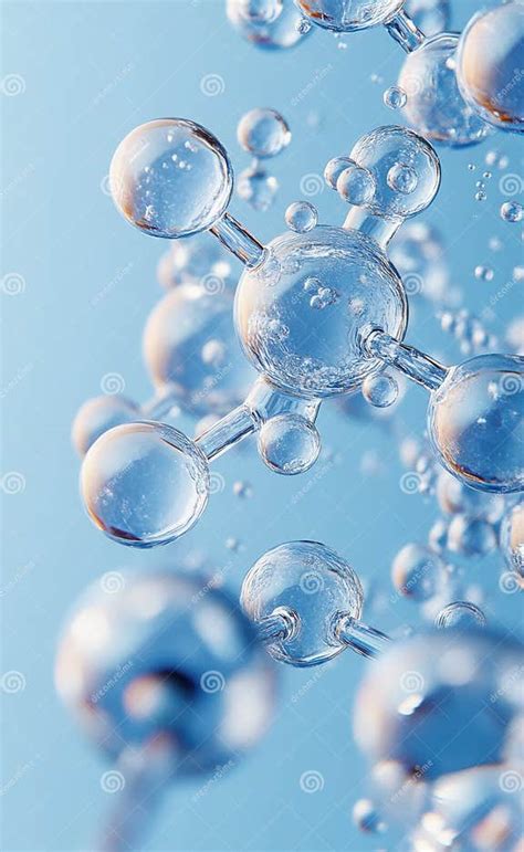 Vertical Ai Illustration Of Carbon Dioxide Molecules In A Dynamic And