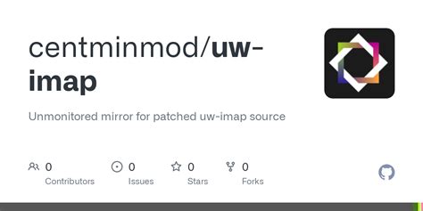 GitHub Centminmod Uw Imap Unmonitored Mirror For Patched Uw Imap Source
