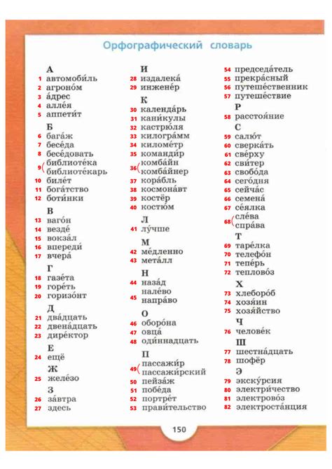 Словарные слова 4 класс в электронном виде Началка Онлайн